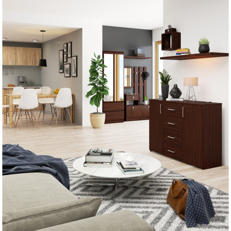 Ebern Designs Erasmia 110Cm Wide 3 Drawer Sideboard | Wayfair.co.uk