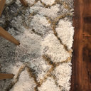 Steelside™ Runner Cade Abstract Area Rug in Ivory/Gold & Reviews | Wayfair