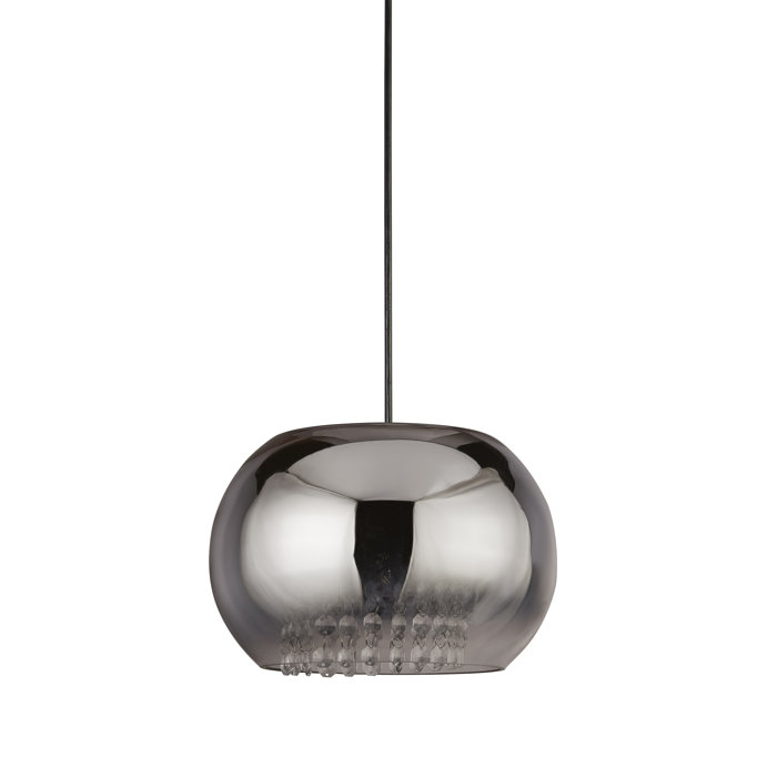 Mercer41 16Cm H Glass Sphere Lamp Shade ( Clip On ) in Rose Ombre ...