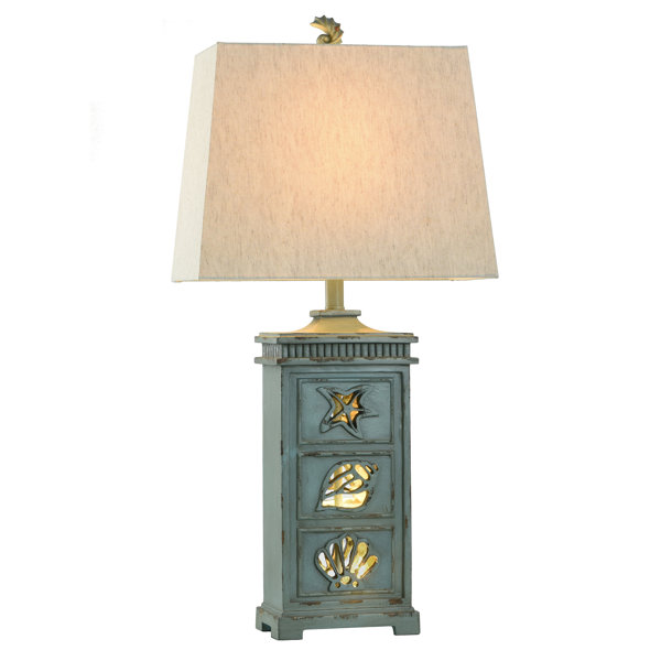 Dovecove Acushnet 33" Light Blue Table Lamp & Reviews | Wayfair