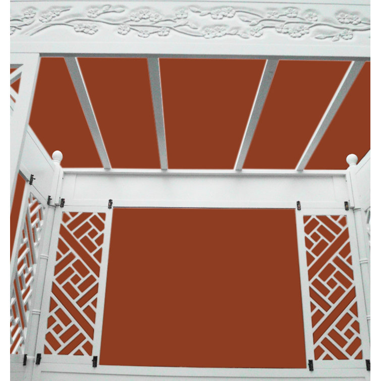D-Art Collection Carved Queen Solid Wood Low Profile Canopy Bed ...