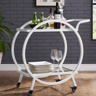 White Bar Carts You'll Love | Wayfair