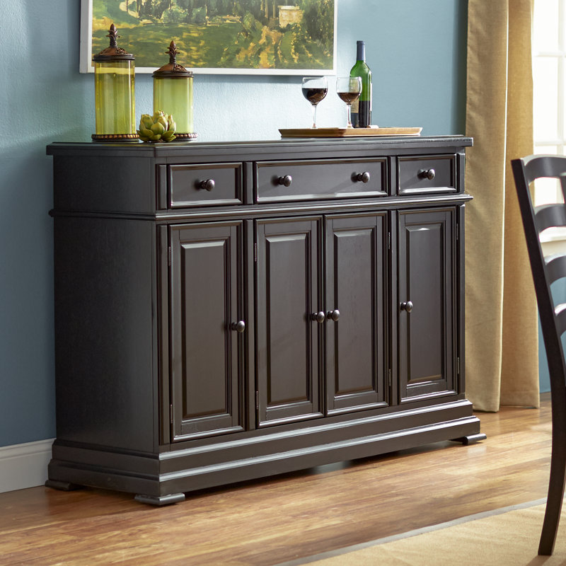 Three Posts™ Courtdale 60" Wide 3 Drawer Sideboard & Reviews