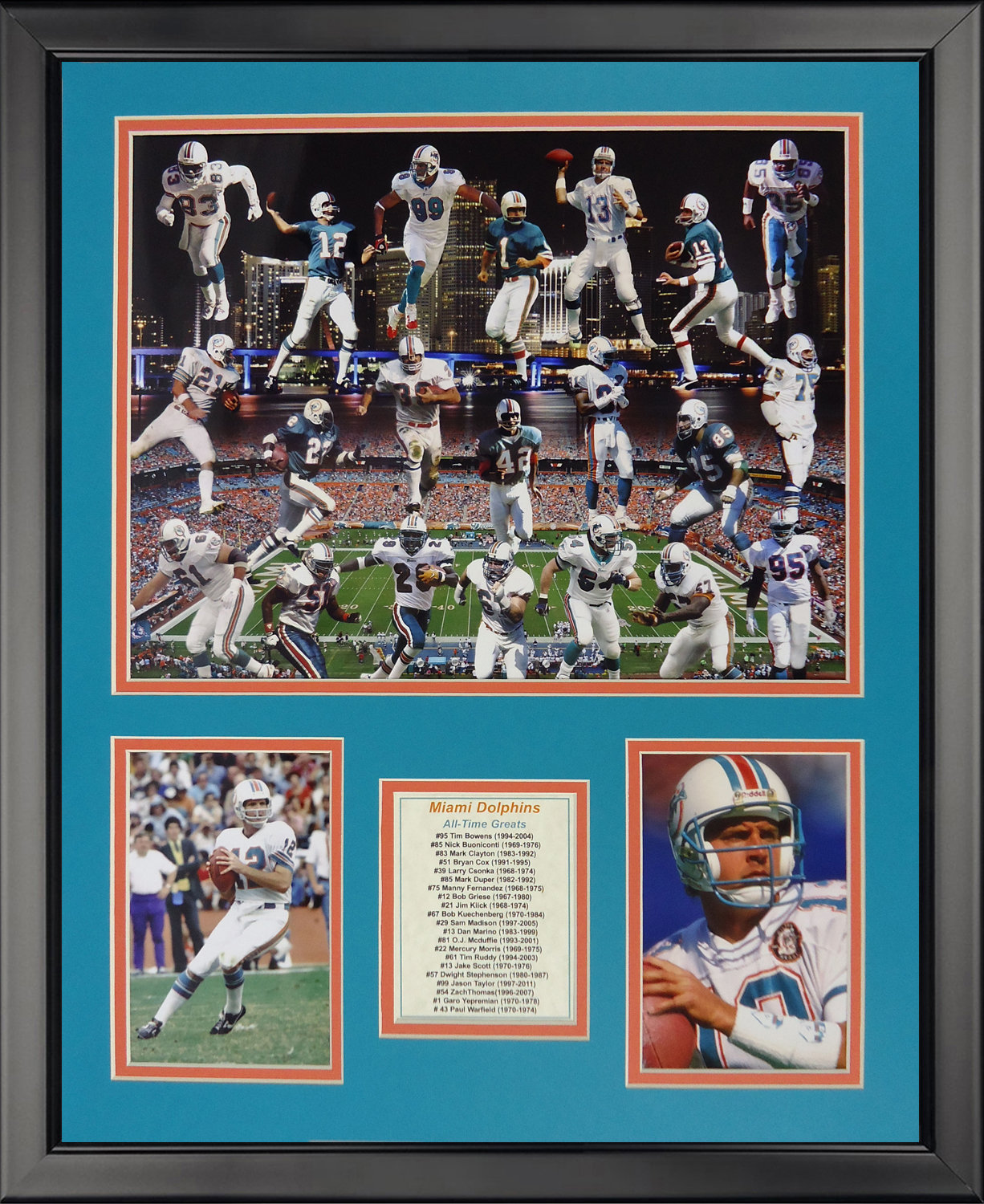 Legends Never Die NFL Picture Frame Memorabilia | Wayfair