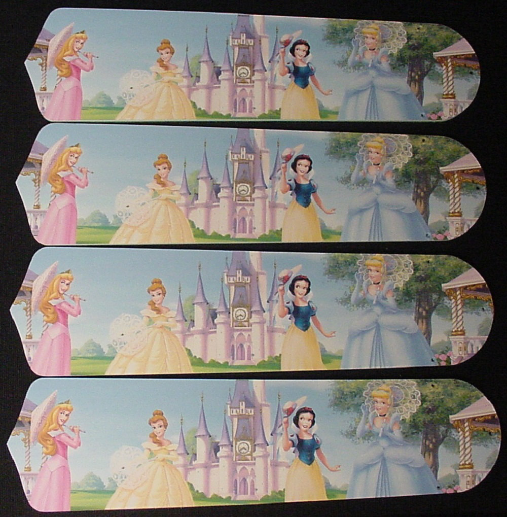 Ceiling Fan Designers Disney Princesses Castle 16" Blade | Wayfair