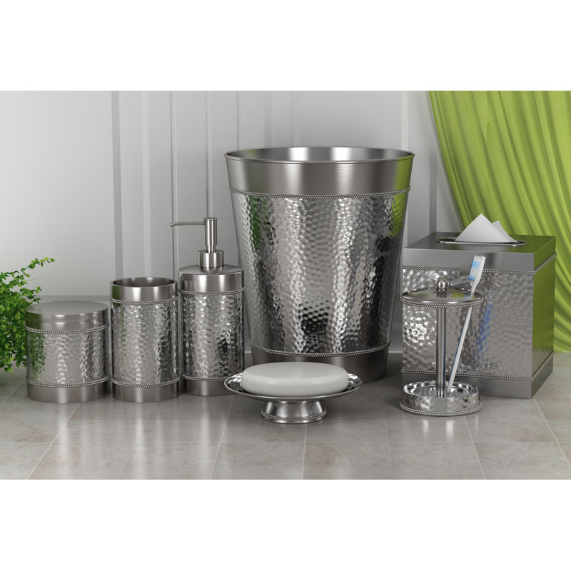 House of Hampton® Mandurah Stainless Steel 7 Piece Bathroom Accessory ...