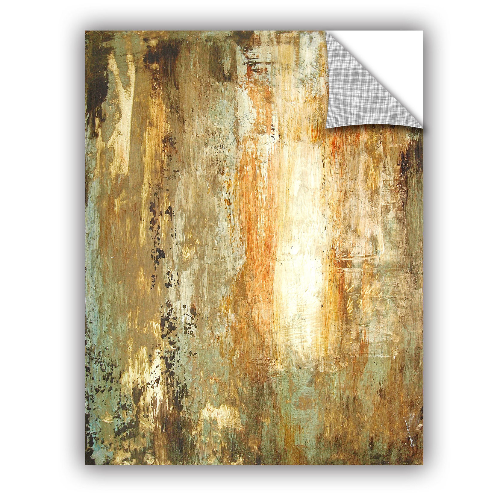 Williston Forge Mcdowell Rustic Rust Removable Wall Decal | Wayfair