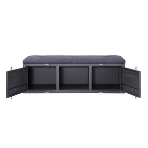 Williston Forge Capulet Upholstered Cabinet Storage Bench | Wayfair