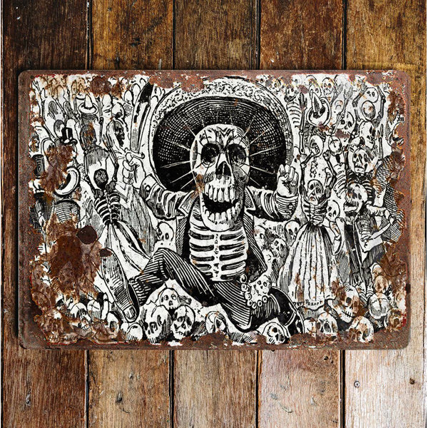 The Seasonal Aisle Halloween Calaveras Oaxaquena Wall Décor | Wayfair.co.uk