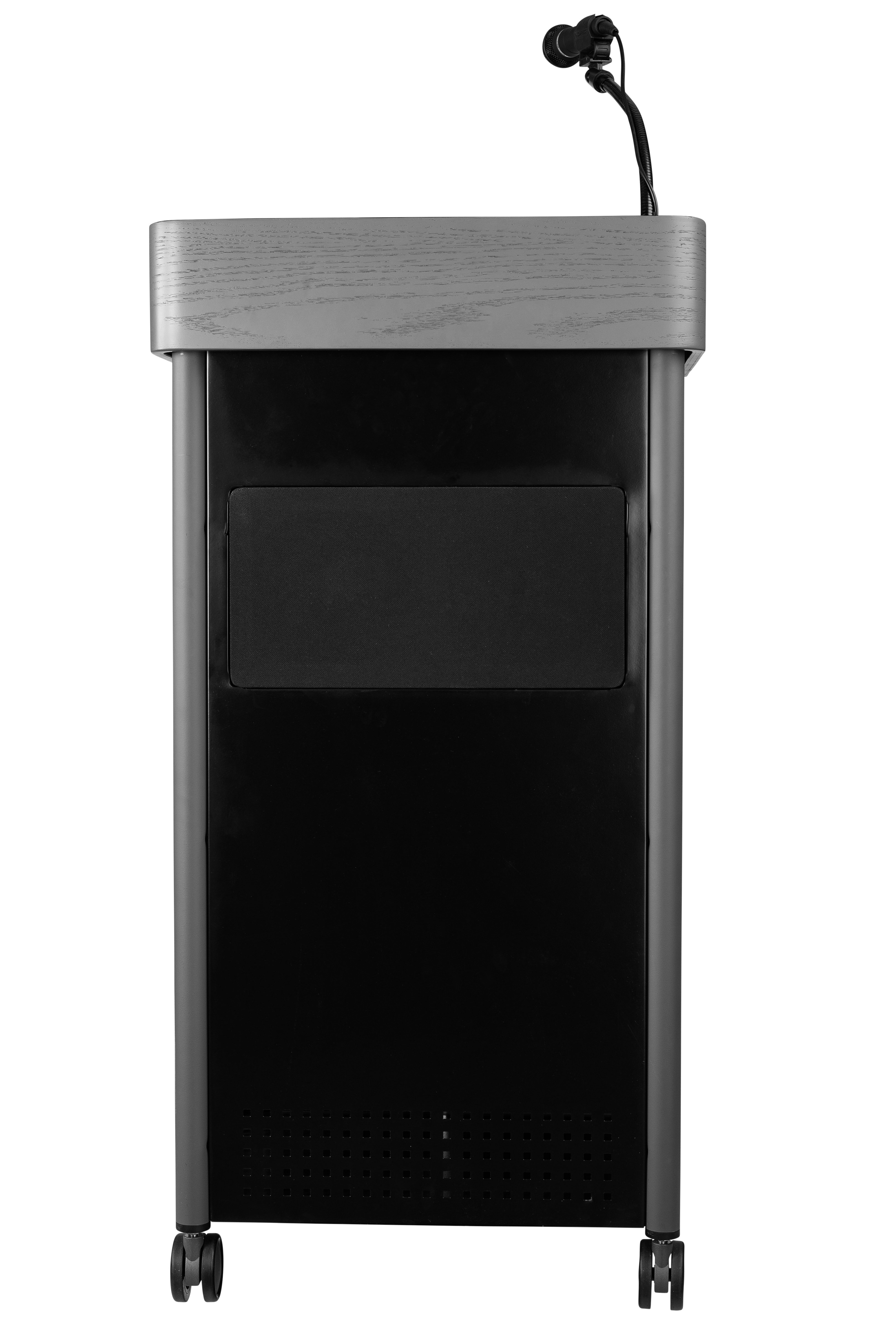 Oklahoma Sound 45.5'' Metal Full Podium with Wheels and Storage | Wayfair