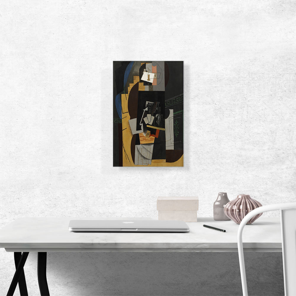 ARTCANVAS Card Player 1913 by Pablo Picasso - Wrapped Canvas Graphic ...