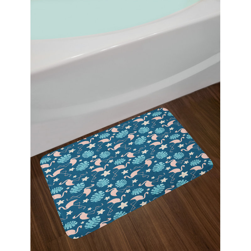 East Urban Home Tropical Bath Rug | Wayfair