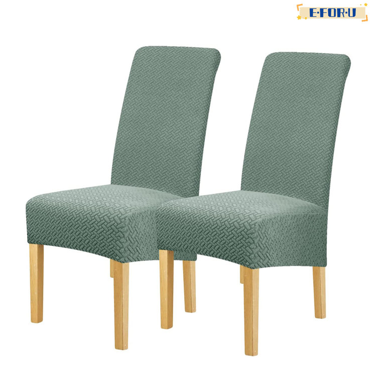 Latitude Run® Box Cushion Dining Chair Slipcover | Wayfair