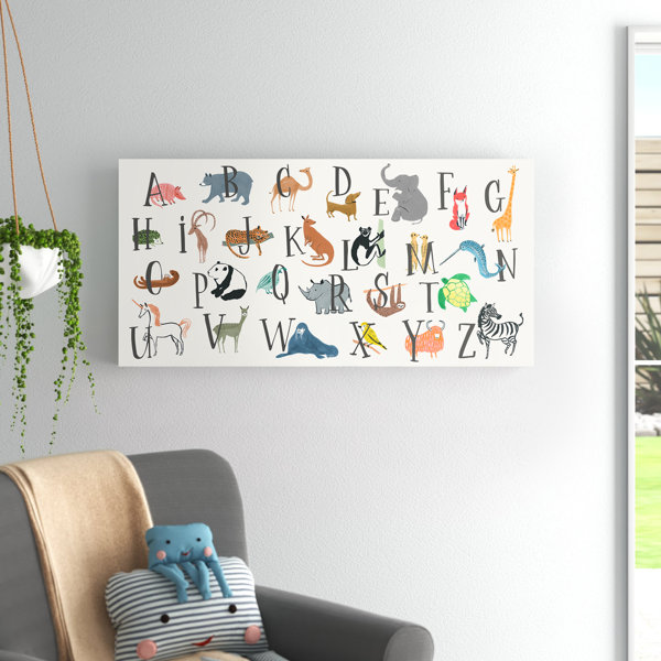 Animal-alphabet-art | Wayfair