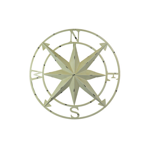 Breakwater Bay Compass Rose Wall Décor | Wayfair