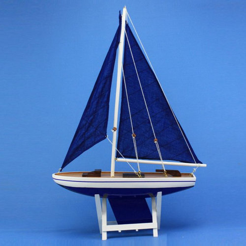 Handcrafted Nautical Decor Wooden It Floats Floating Model Sailboat ...