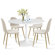 Wade Logan® Pasha 4 - Person Dining Set & Reviews | Wayfair