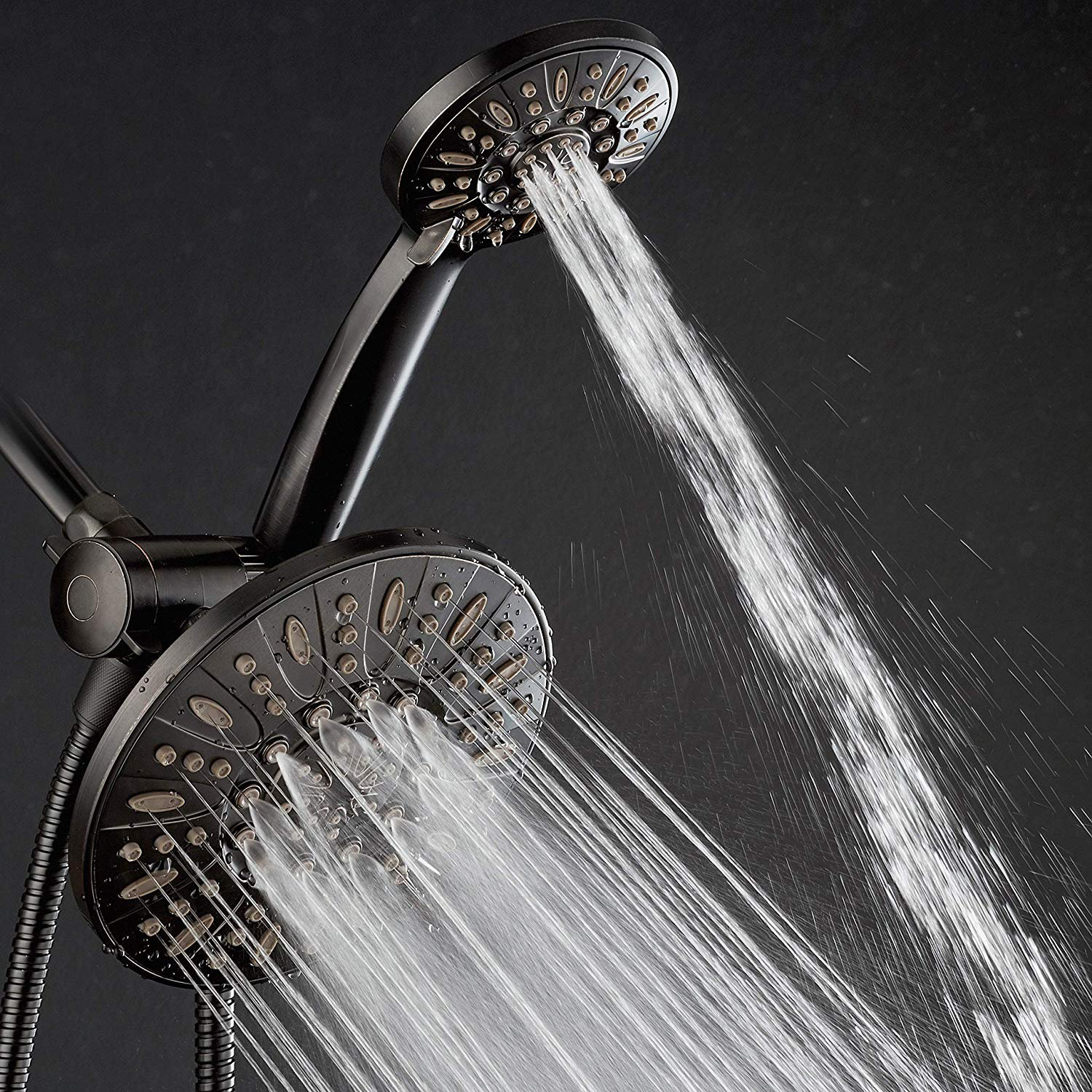 Aqde Premium 3 Way Rainfall Multi Function Dual Shower Head And Reviews