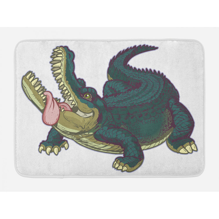 Bless international Wild and Fierce Alligator Bath Rug | Wayfair