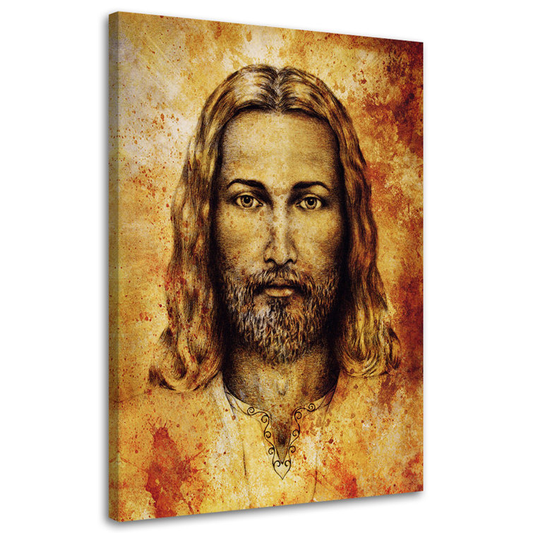 Astoria Grand Shroud Of Turin Face Of Jesus Christ - Wrapped Canvas ...