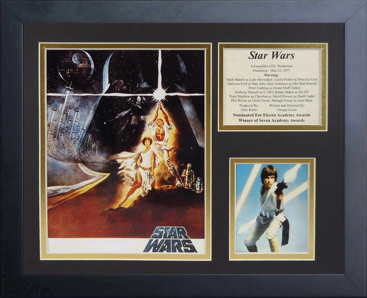 Legends Never Die Star Wars Picture Frame Memorabilia & Reviews | Wayfair