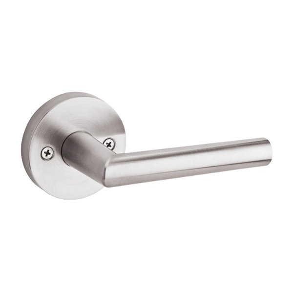 Weiser Milan Round Rose Dummy Lever In Satin Chrome | Wayfair.ca