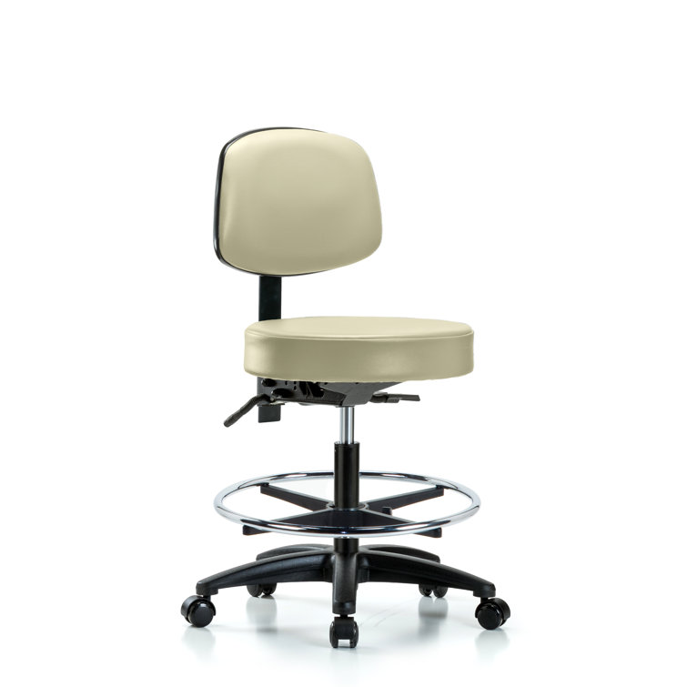 Symple Stuff Monserrat Medium Bench Height Adjustable Lab Stool With ...