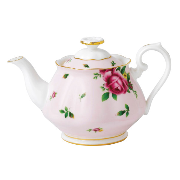 Royal Albert New Country Roses Pink 3 Piece Teapot Set & Reviews | Wayfair