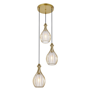 Wayfair | 3 Light Cluster Pendant Lighting You'll Love in 2022