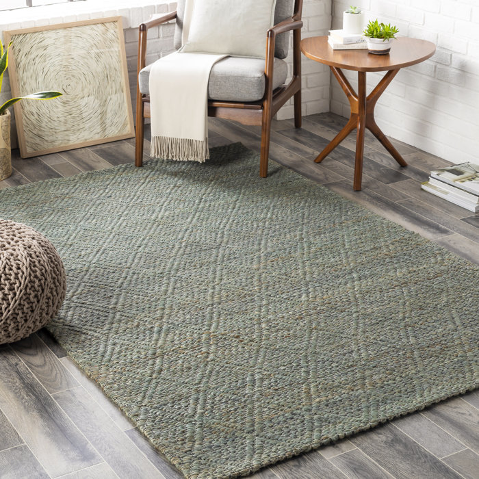 Foundry Select Herkimer Geometric Handmade Flatweave Jute Sage/Camel ...