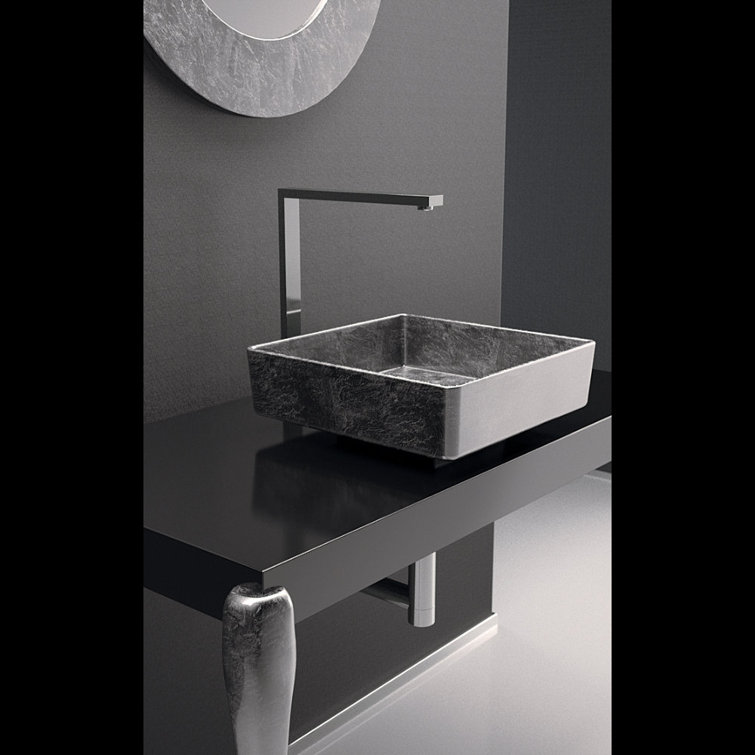 MaestroBath Handmade Square Vessel Bathroom Sink | Perigold