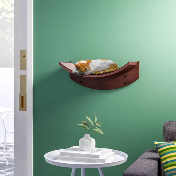 The Refined Feline Lotus Leaf Cat Perch & Reviews | Wayfair