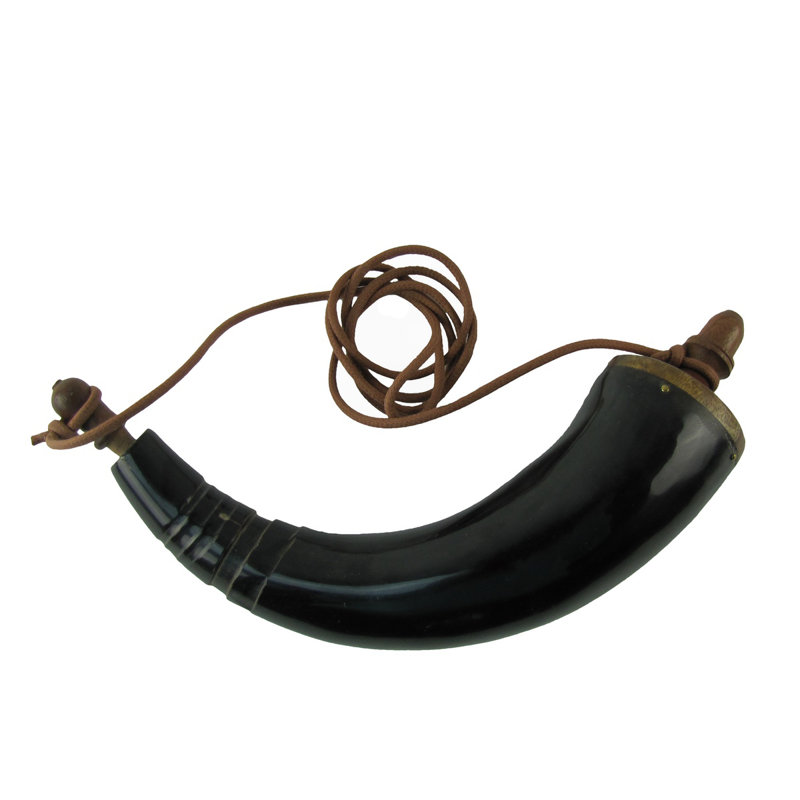 Millwood Pines Genuine Buffalo Muzzleloader Gun Powder Horn Mountain ...