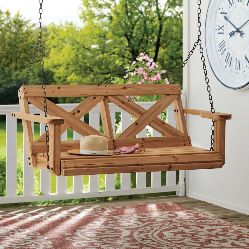 Backyard Discovery All Cedar Porch Swing & Reviews | Wayfair