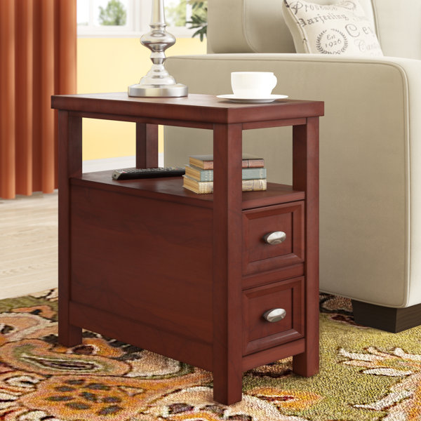 Charlton Home® 24'' Tall End Table with Storage & Reviews | Wayfair