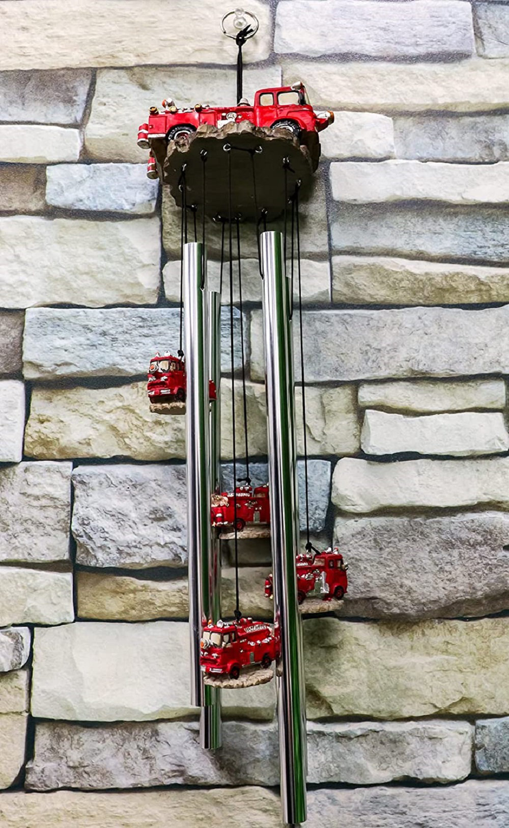 Trinx Camyia Fire Engine Truck Wind Chime | Wayfair