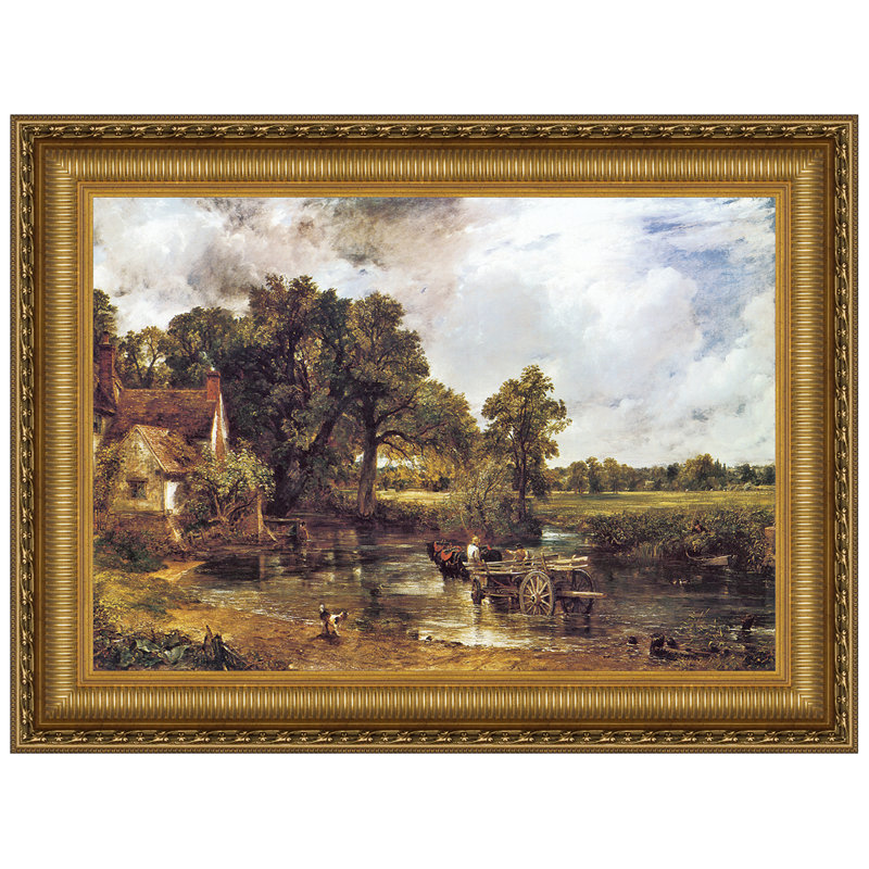 Design Toscano The Hay Wain, 1821 by John Constable Framed Painting ...