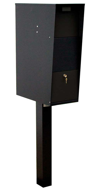 Qualarc Vacation Locking Mailbox with Post Included | Wayfair