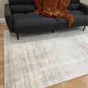 Laurel Foundry Modern Farmhouse Osteen Striped Area Rug in Rusty Pink ...