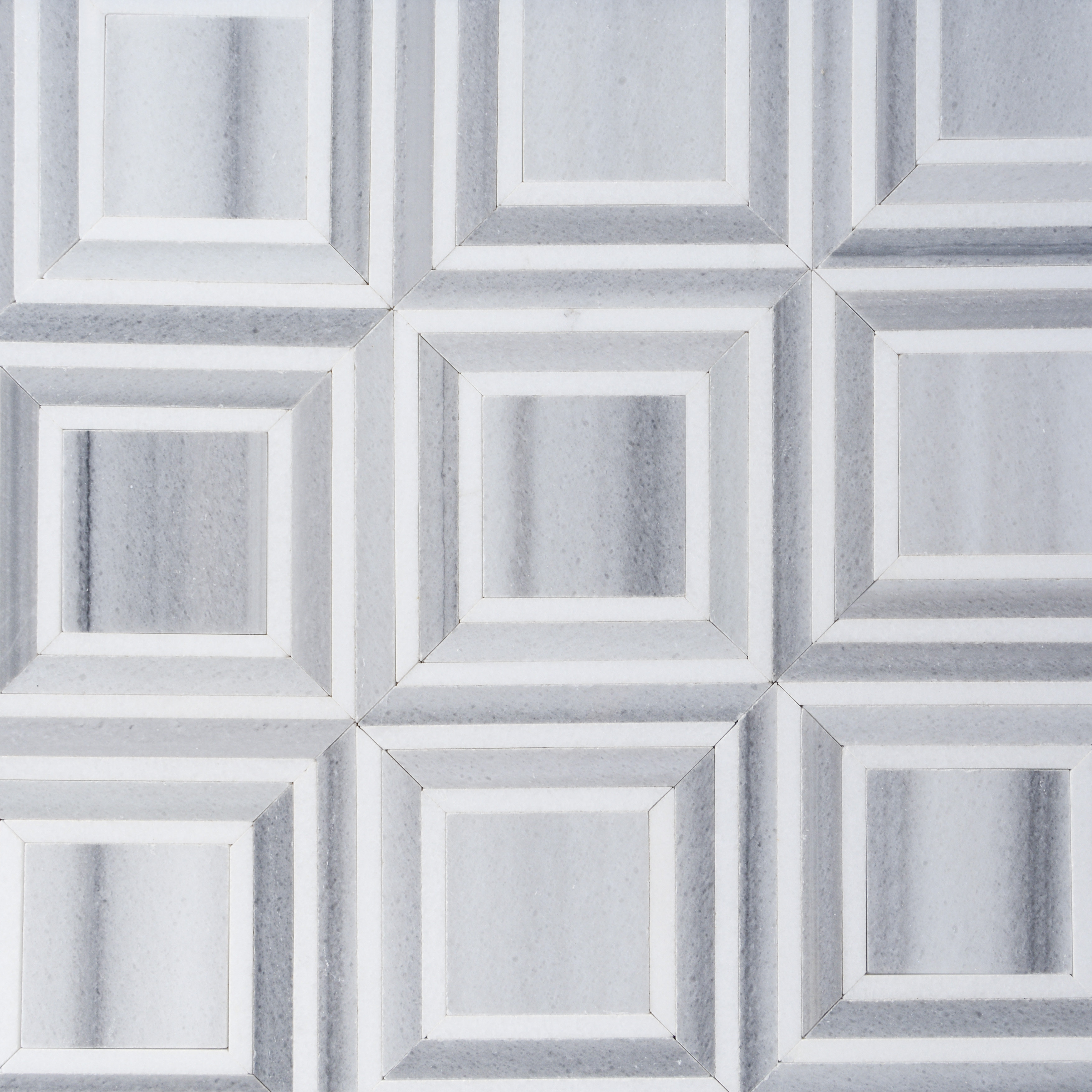 Tile & Top 6" x 6" Marble Grid Mosaic Wall & Floor Tile | Wayfair