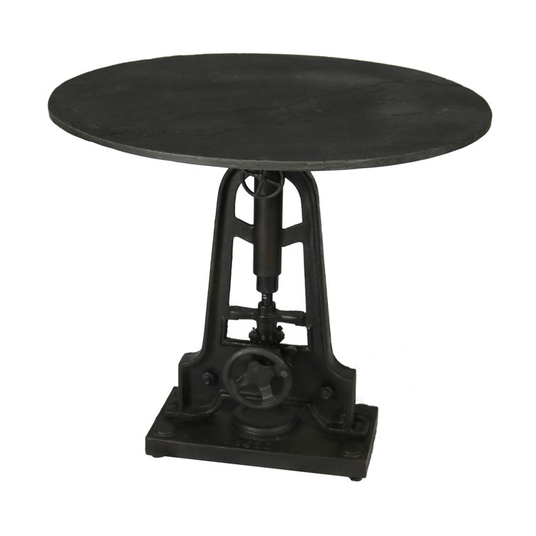 17 Stories Jamez Bar Height 35'' Pedestal Dining Table | Wayfair