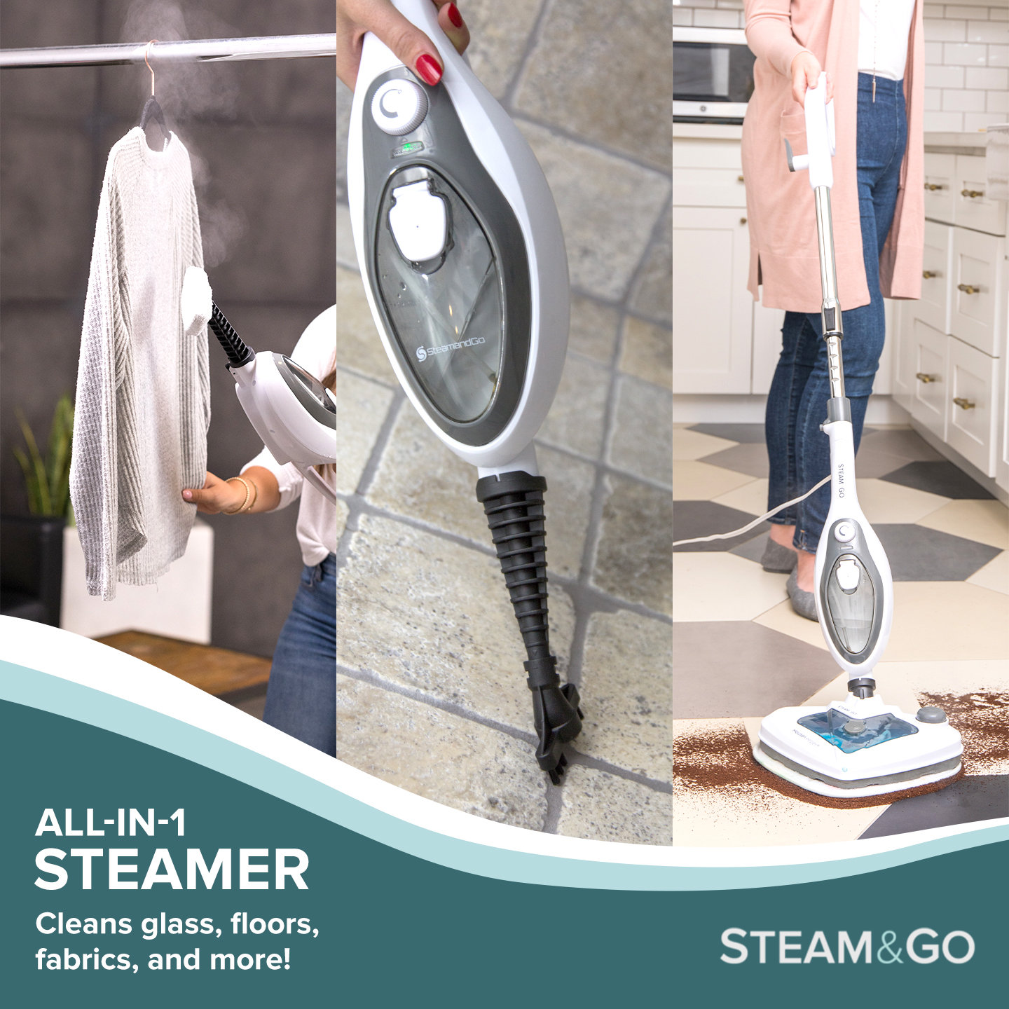 Steam and Go Bagless Steam Cleaner & Steam Mop & Reviews | Wayfair