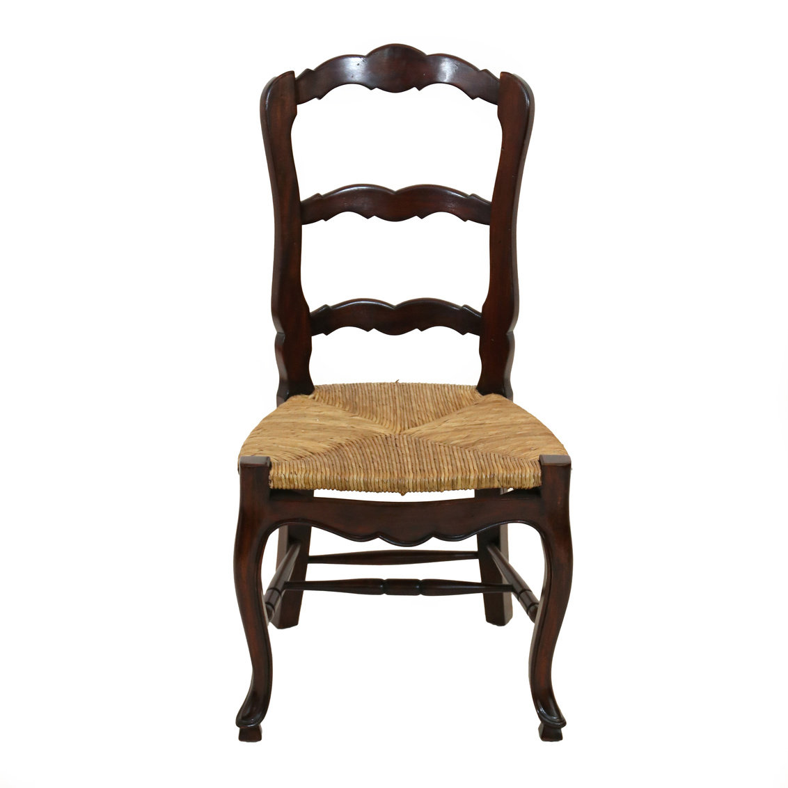 Furniture Classics French Country Solid Wood Ladder Back Side Chair ...