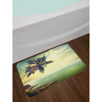 Bathroom Rugs Palm Tree | Wayfair