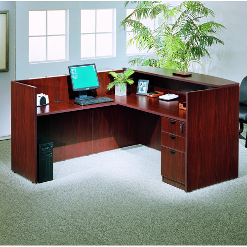 Symple Stuff 3 Piece L-Shape Desk Office Suite | Wayfair