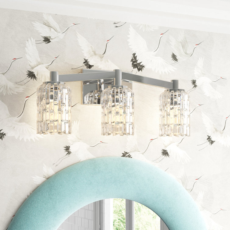 Etta Avenue™ Samson 3 - Light Dimmable Vanity Light & Reviews | Wayfair