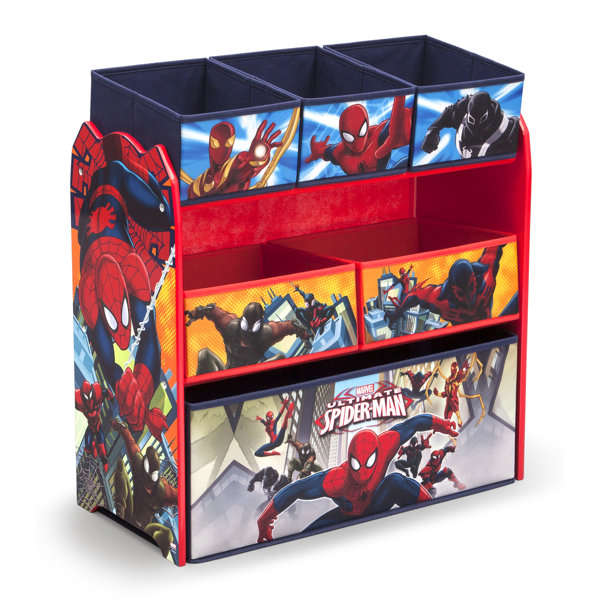 Delta Children Spider-Man Toy Organizer with Bins & Reviews | Wayfair