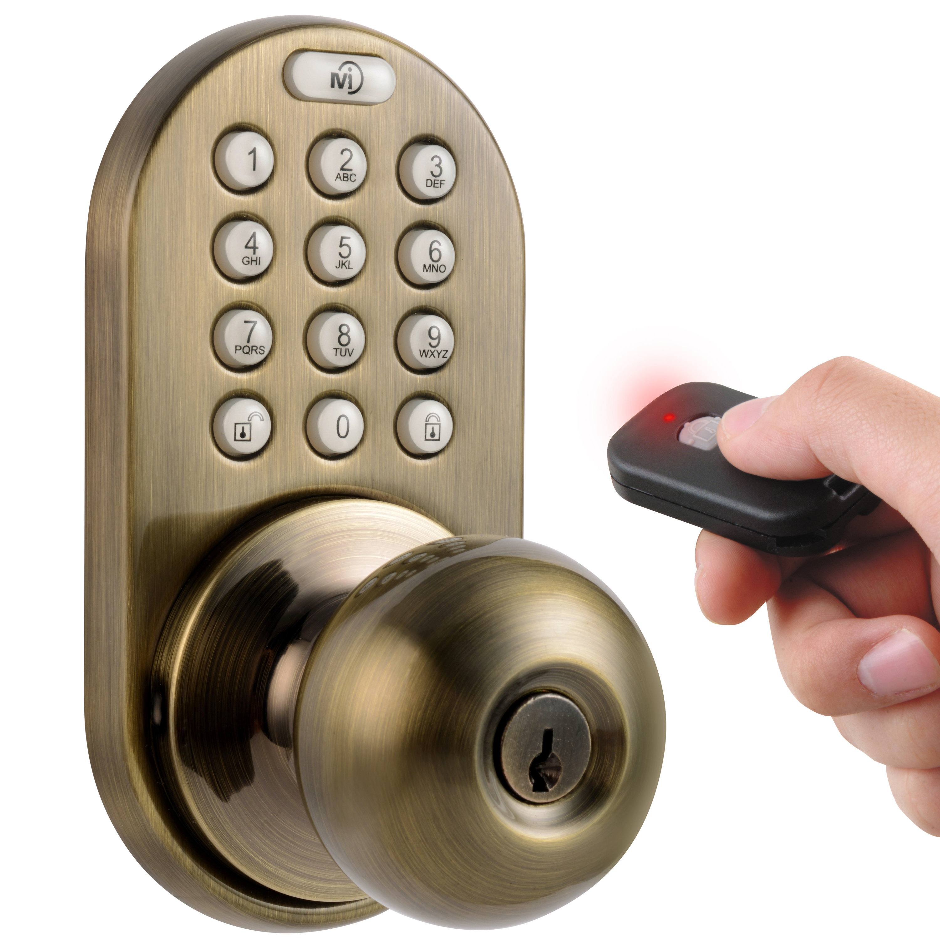 Milocks Electronic Door Knob with Remote & Reviews | Wayfair