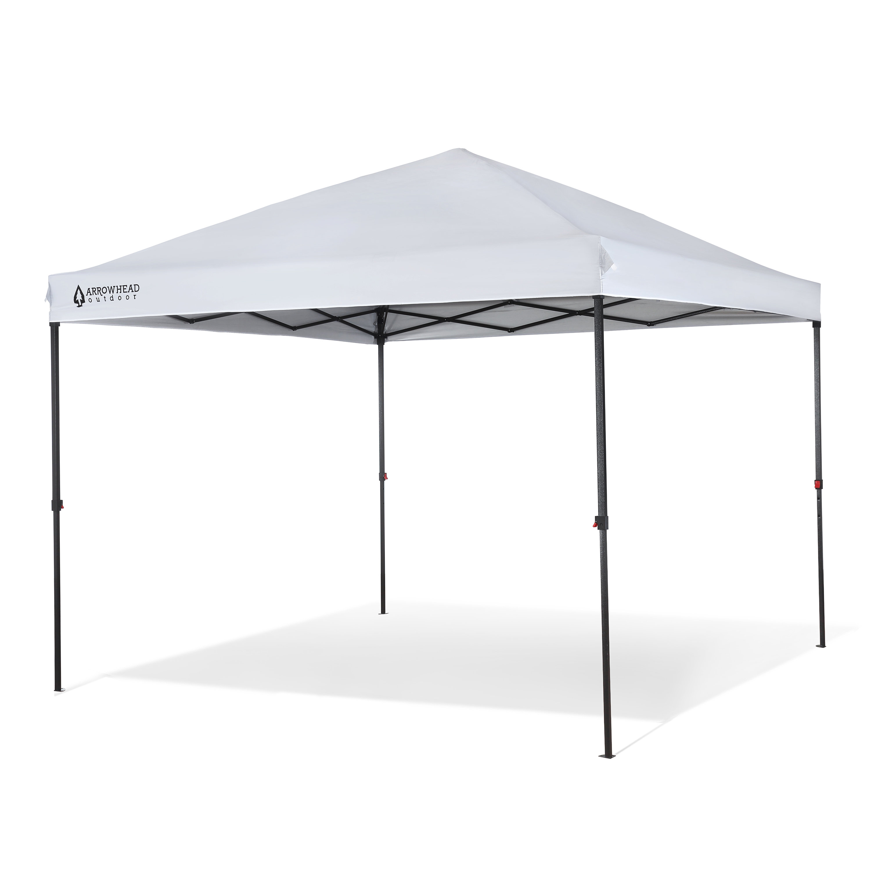 ARROWHEAD Outdoor 10 Ft. W x 10 Ft. D Metal Pop-Up Capony & Reviews ...