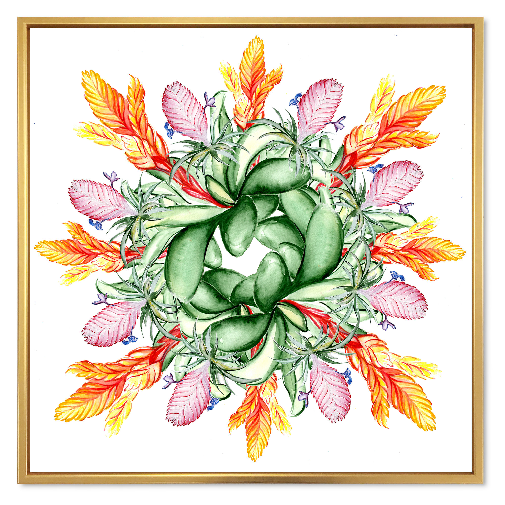 Bay Isle Home Tropical Flower Botany Art - on | Wayfair